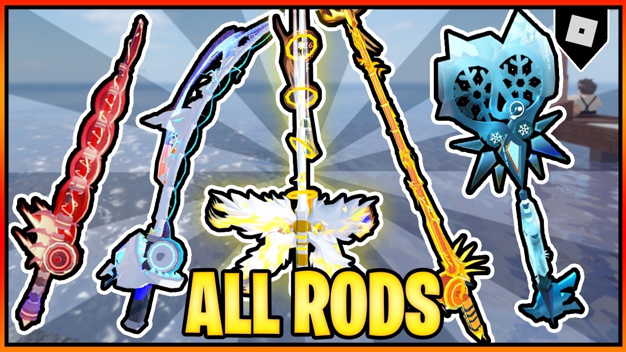 How to get ALL 55 RODS in FISCH || Roblox - YouTube