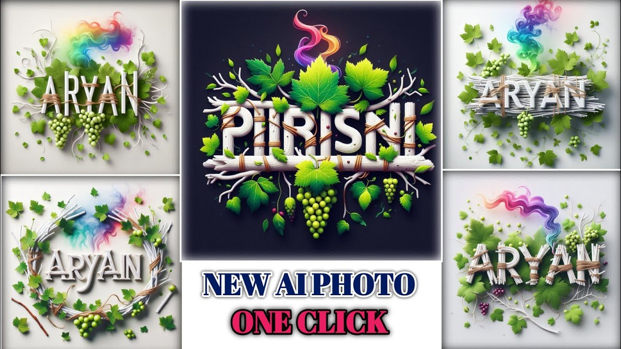 New Name Art Ai Photo Editing | Viral 3d Name Art Photo Editing | Bing ...