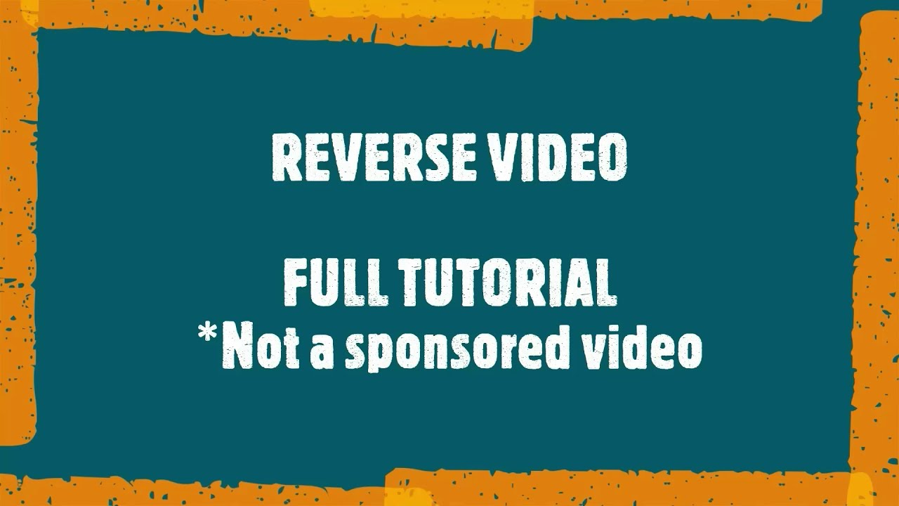 REVERSE MAGIC VIDEO TUTORIAL - YouTube