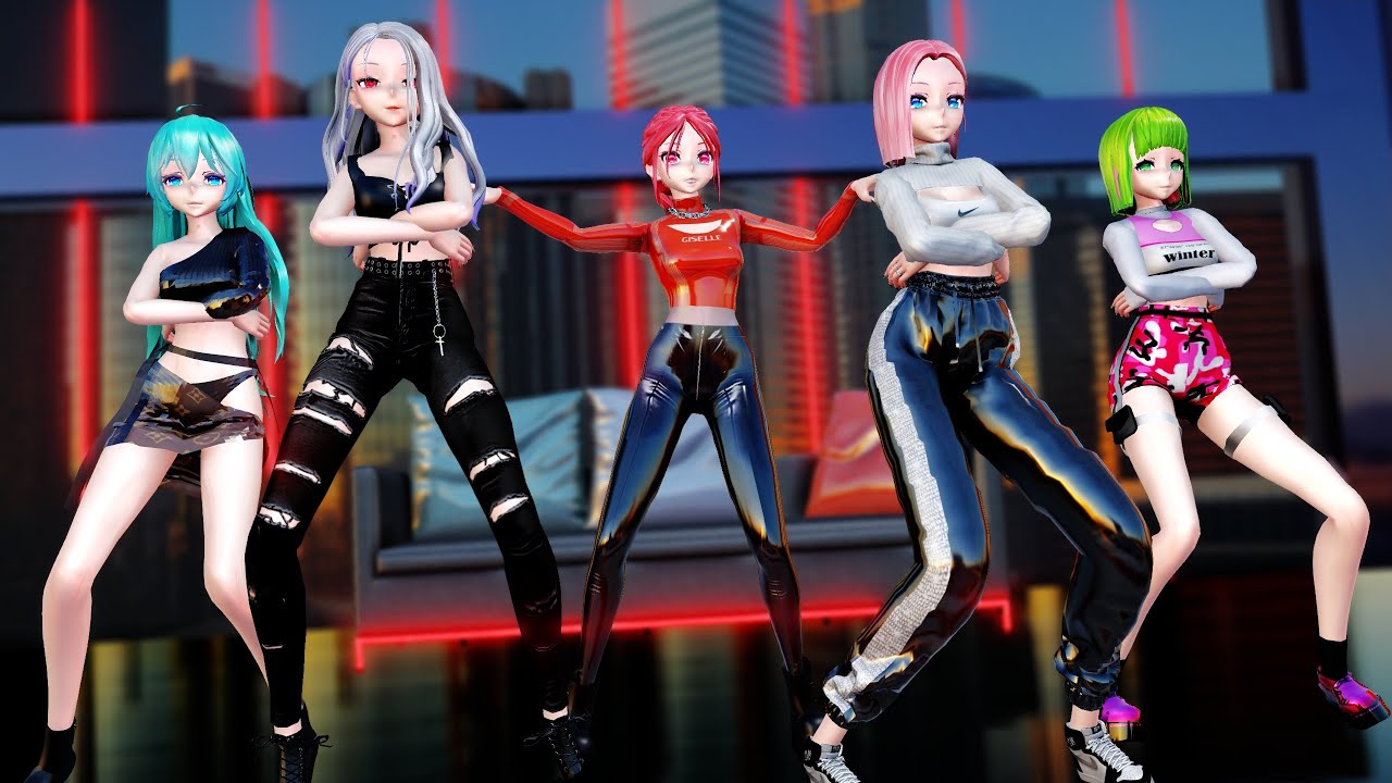 【MMD】SECRET NUMBER - WHO DIS - YouTube