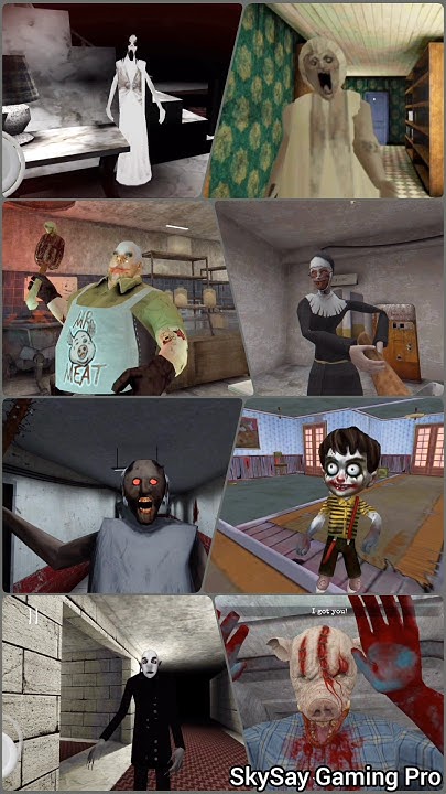 Slendrina Vs Angelene Vs Mr Meat Vs Evil Nun Vs Granny 4 Vs Scary Child Vs Nosferatu Vs 911 # ...