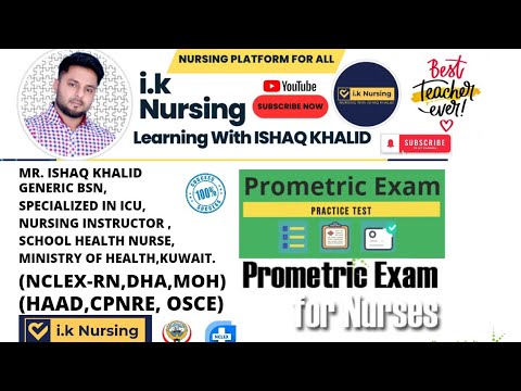 Prometric Exam Practice MCQ's / i.k Nursing. - YouTube