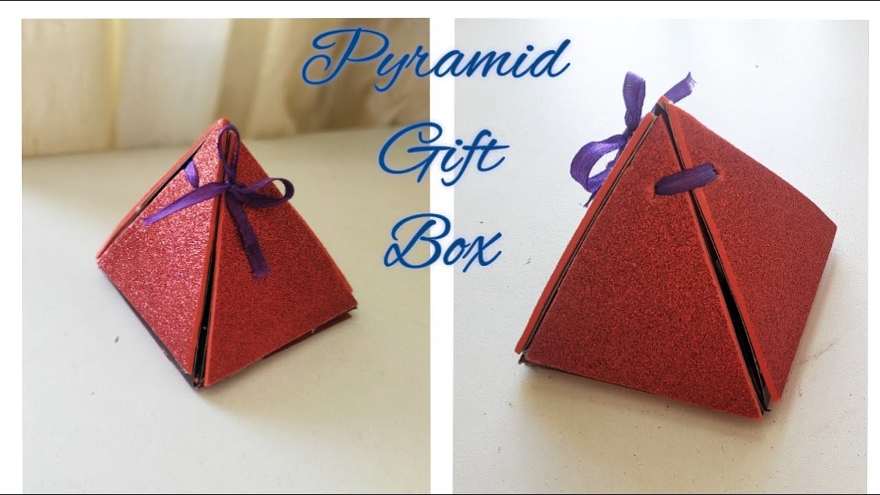 DIY Pyramid Explosion Box/Valentine's Gift Ideas | How to make ...