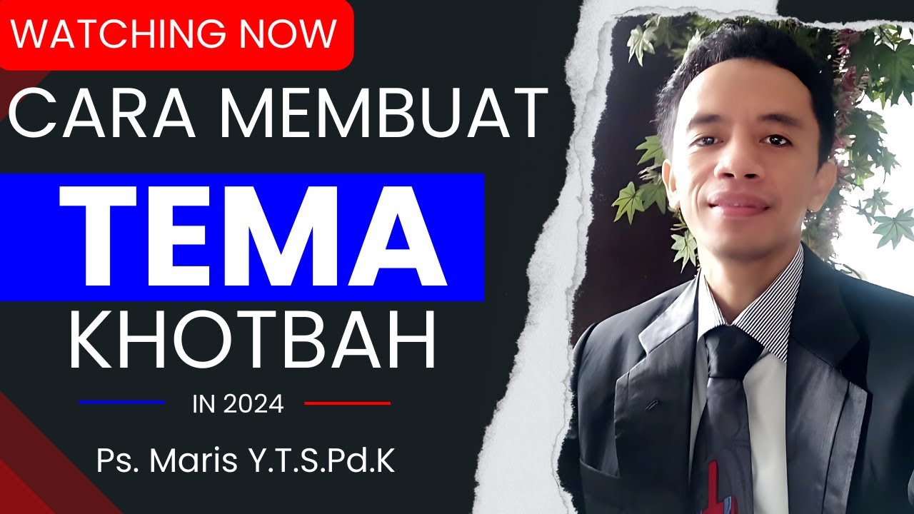 Tips membuat tema khotbah yang menarik dan alkitabiah # ...
