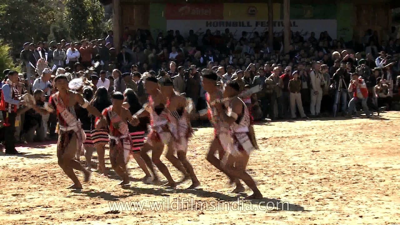 Tribal chants, drums and war cries at the opening of Hornbill Festival ...