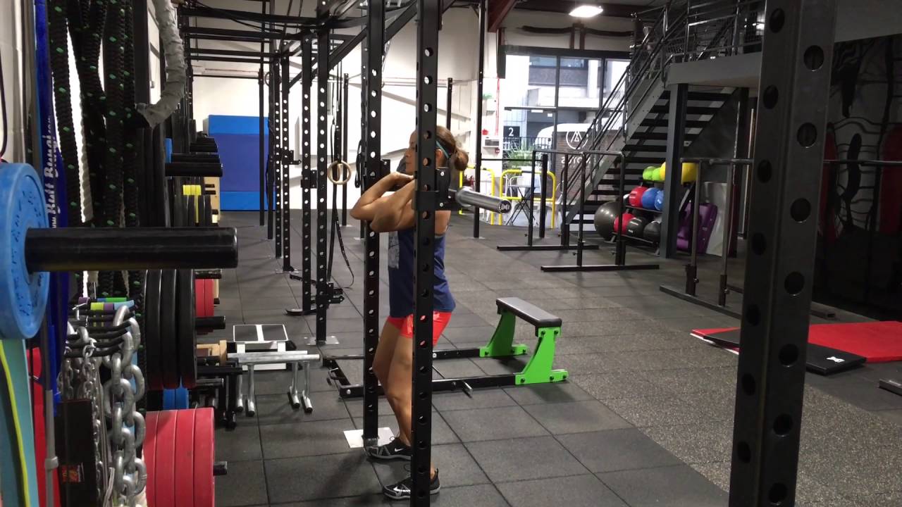 Front rack press - YouTube
