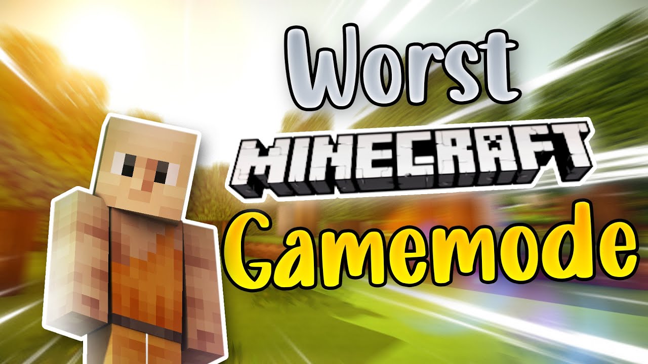 Minecraft, But It's the Worst Mode... - YouTube