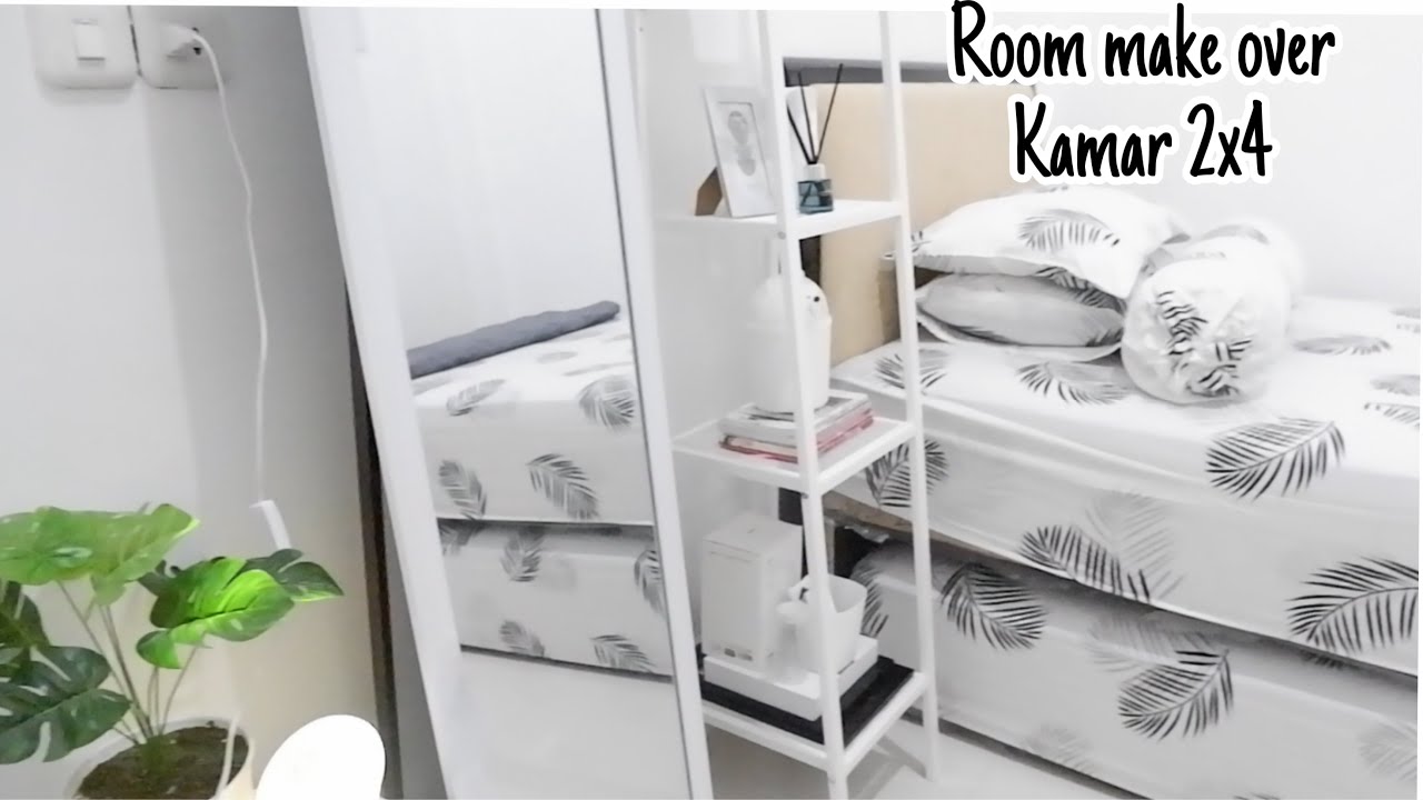 Room make over kamar 2x4 | redocerating my room | indonesia 🍃 - YouTube