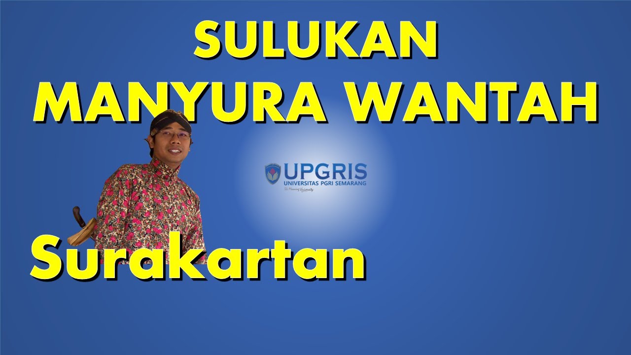 SULUKAN PATHET MANYURA WANTAH GAYA SURAKARTA - YouTube