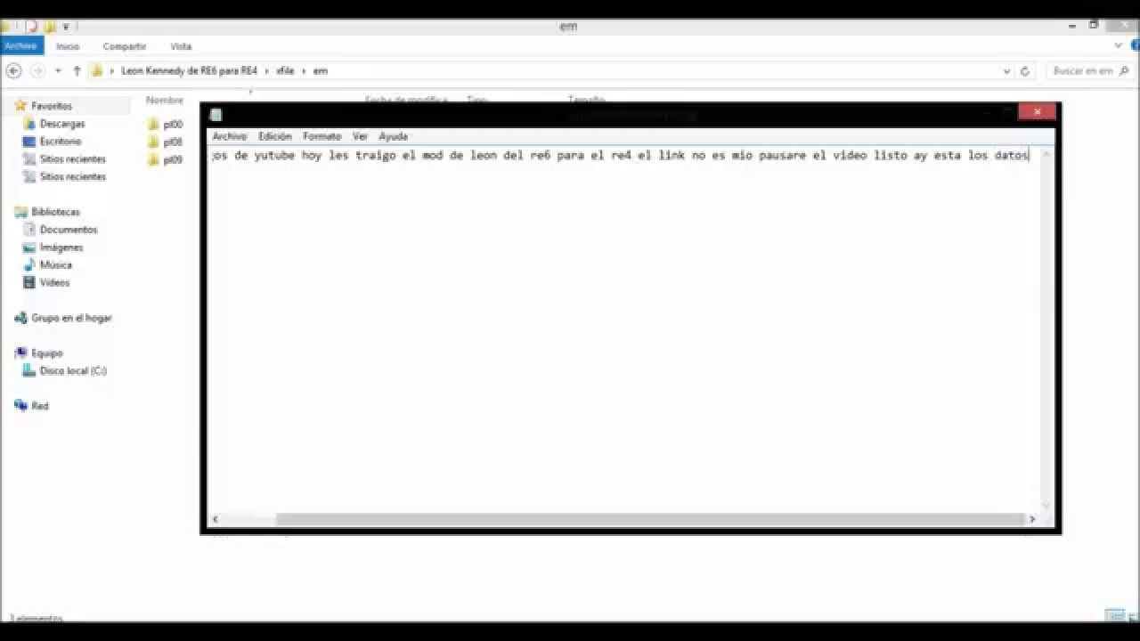mod leon del re6 para el re4 - YouTube