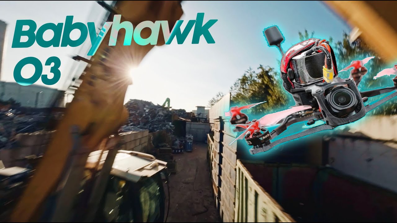 Junkyard stories freestyle || FPV || EMAX #babyhawk O3 - YouTube
