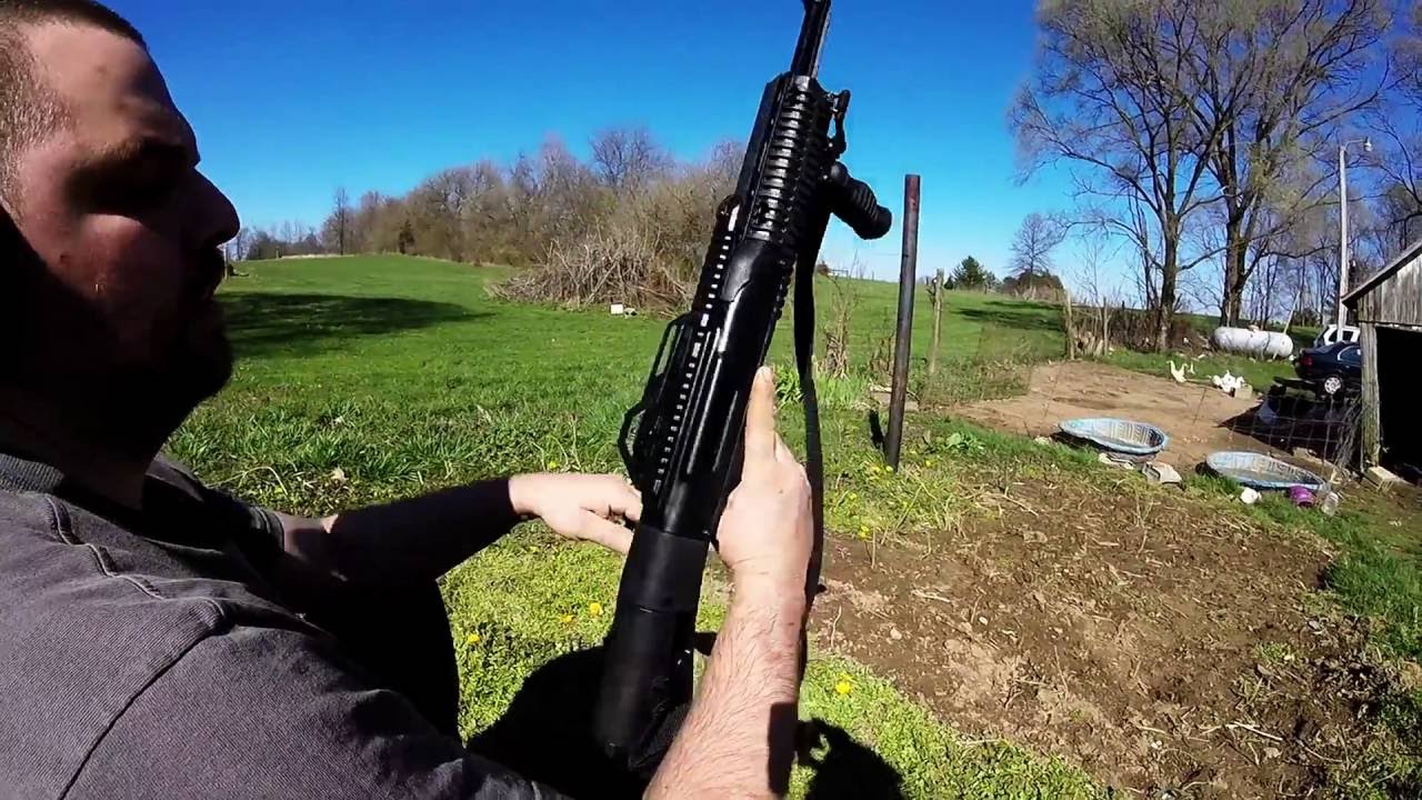Hi Point 995ts 9mm carbine first shots - YouTube