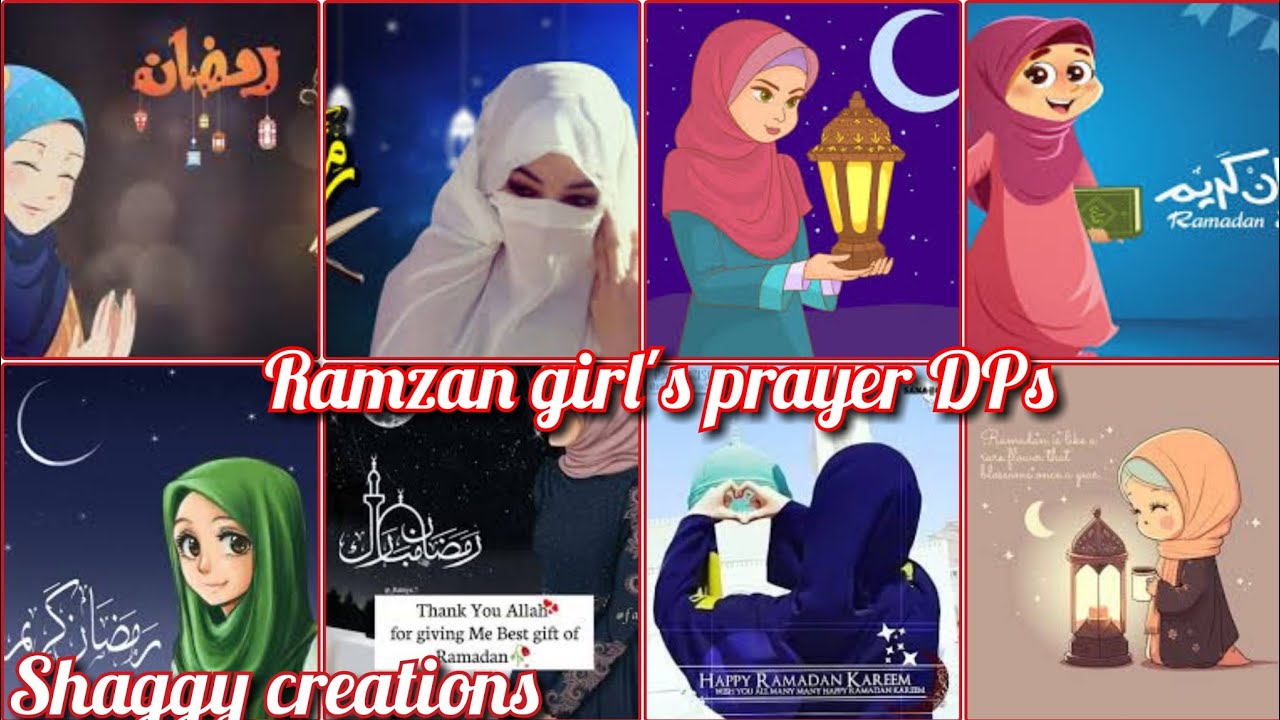 Ramzan Mubarak girl's dps for whatsapp / girl's prayer dps / ramzan ...