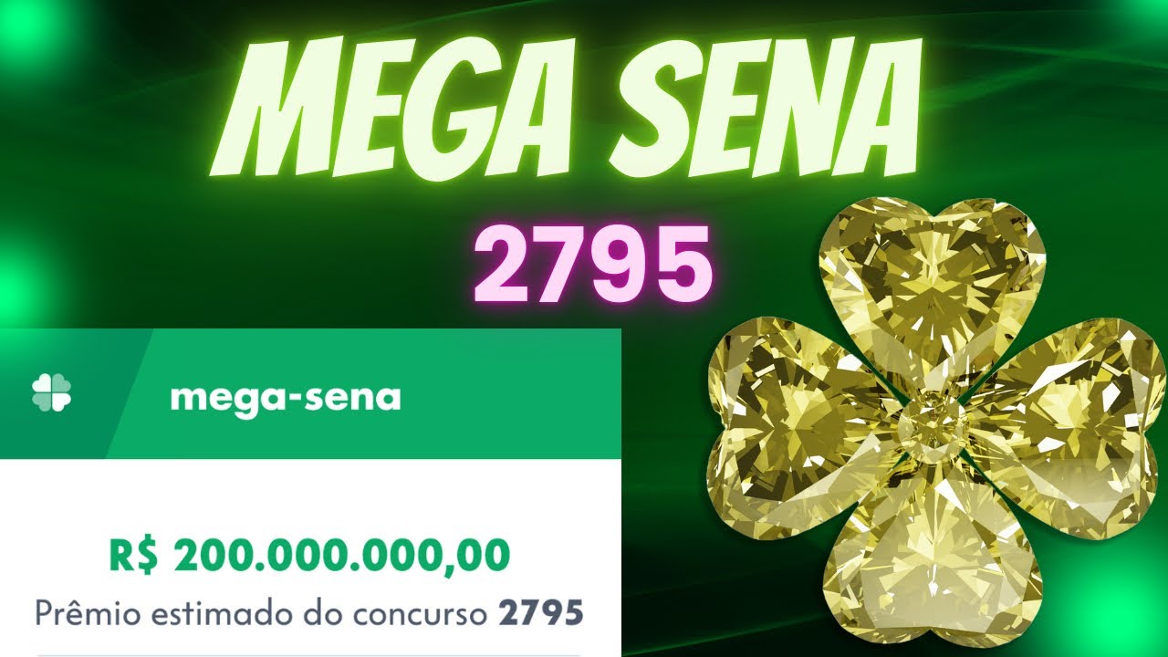 Mega Sena concurso 2795 / 200 milhões + dicas e análises - YouTube