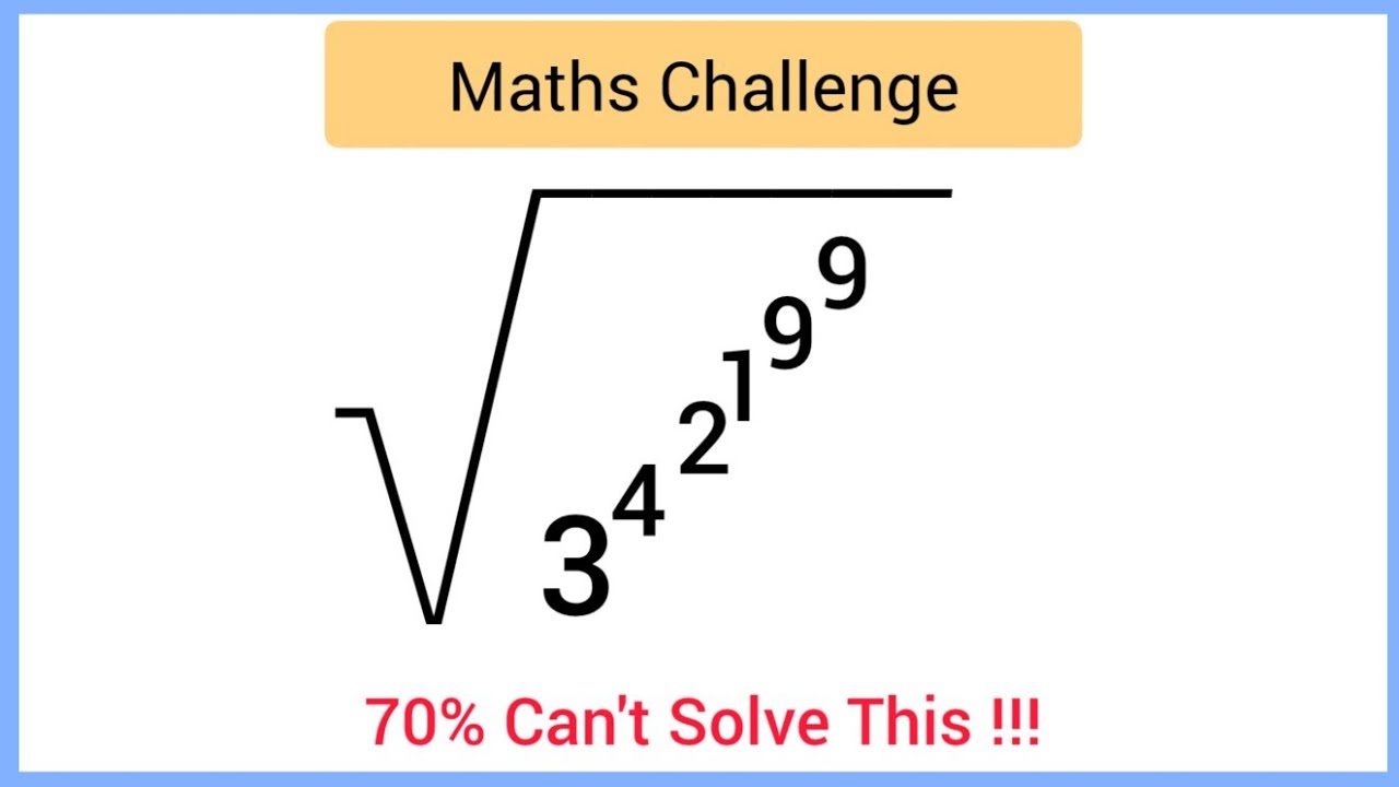 Germany | Nice Exponential Maths Problem | Square Root Trick - YouTube