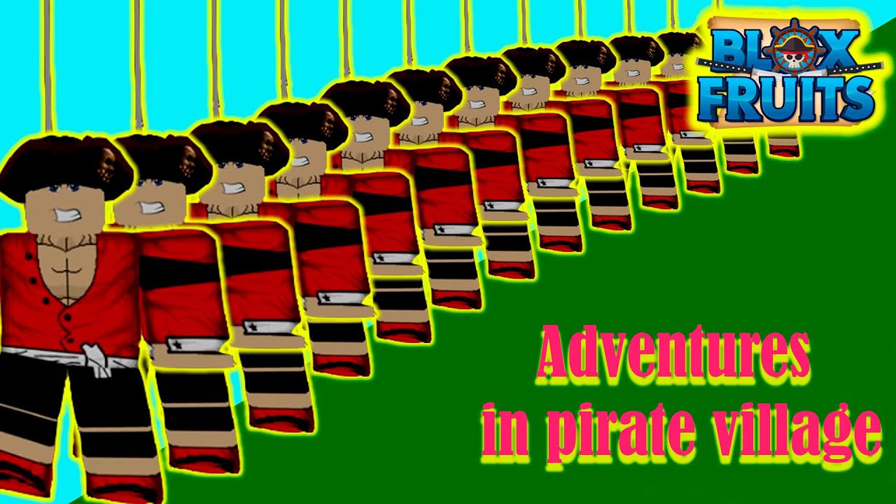 A battle with pirates in a pirate village. Roblox blox fruits - YouTube