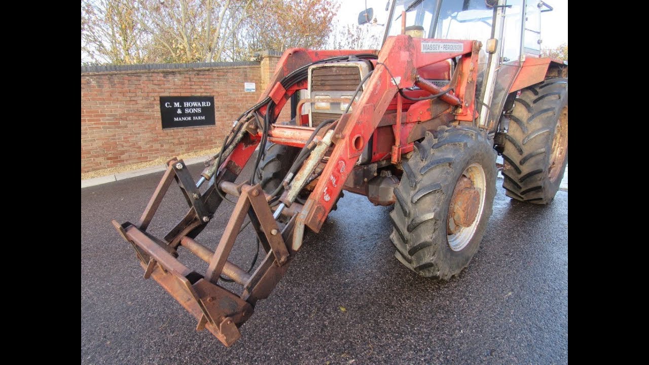 MASSEY FERGUSON 880 LOADER WALK ROUND VIDEO MF - YouTube