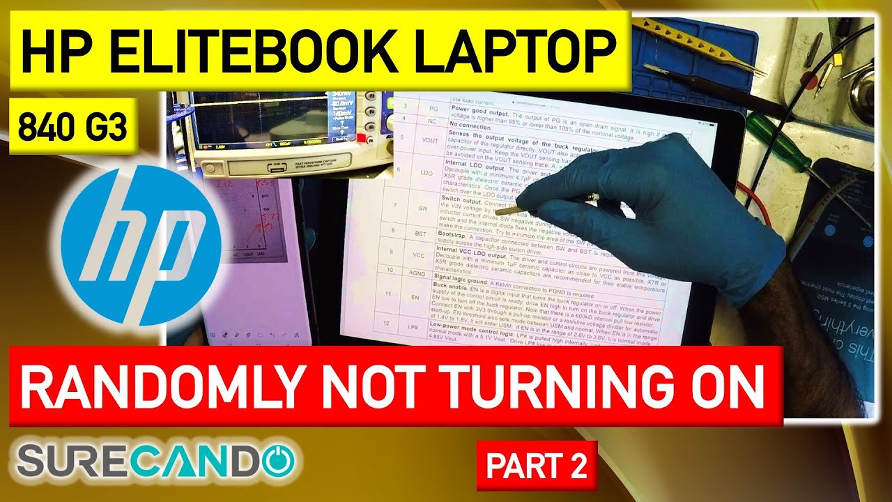 HP EliteBook 840 G3 Laptop randomly not turning on. USB randomly ...