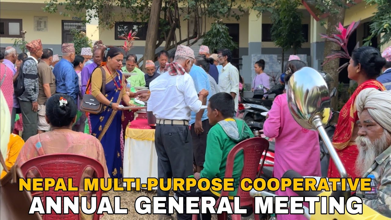 Annual General Meeting Of Nepal multipurpose co-operative Kakarvitta ☺️ ...