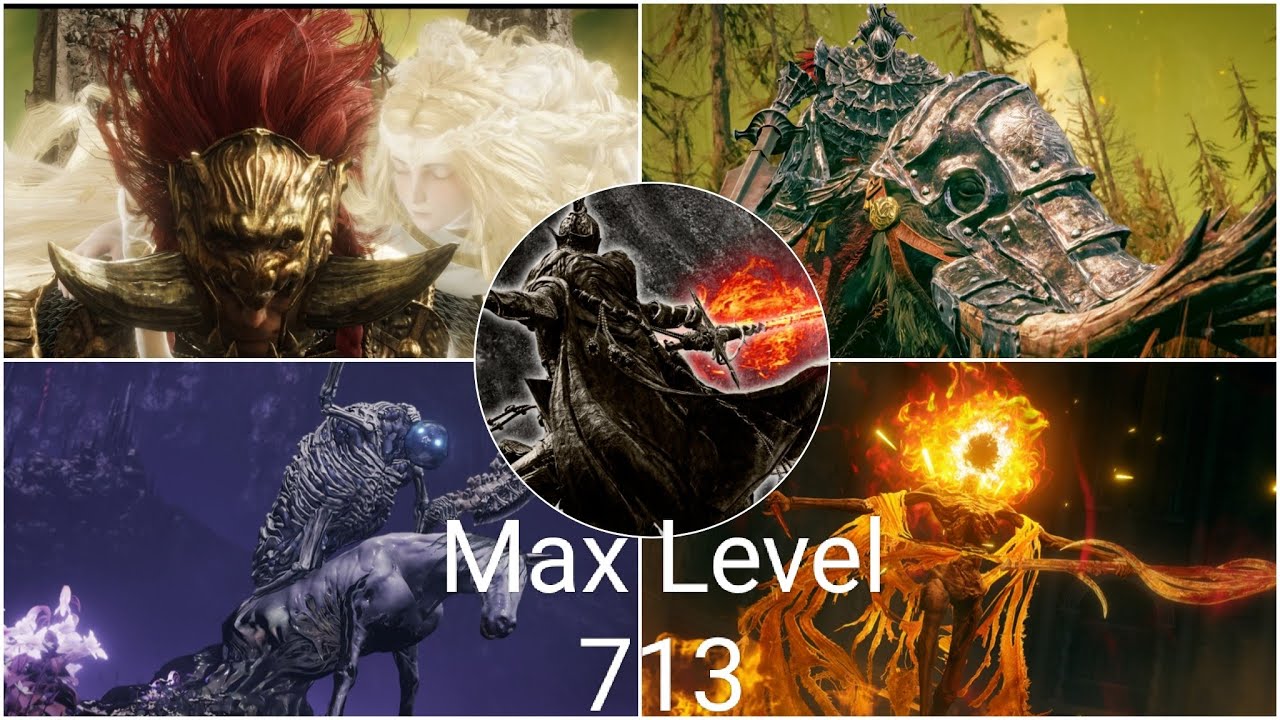 ELDEN RING Shadow of the Erdtree - Max Level 713 vs All Bosses Fight ...