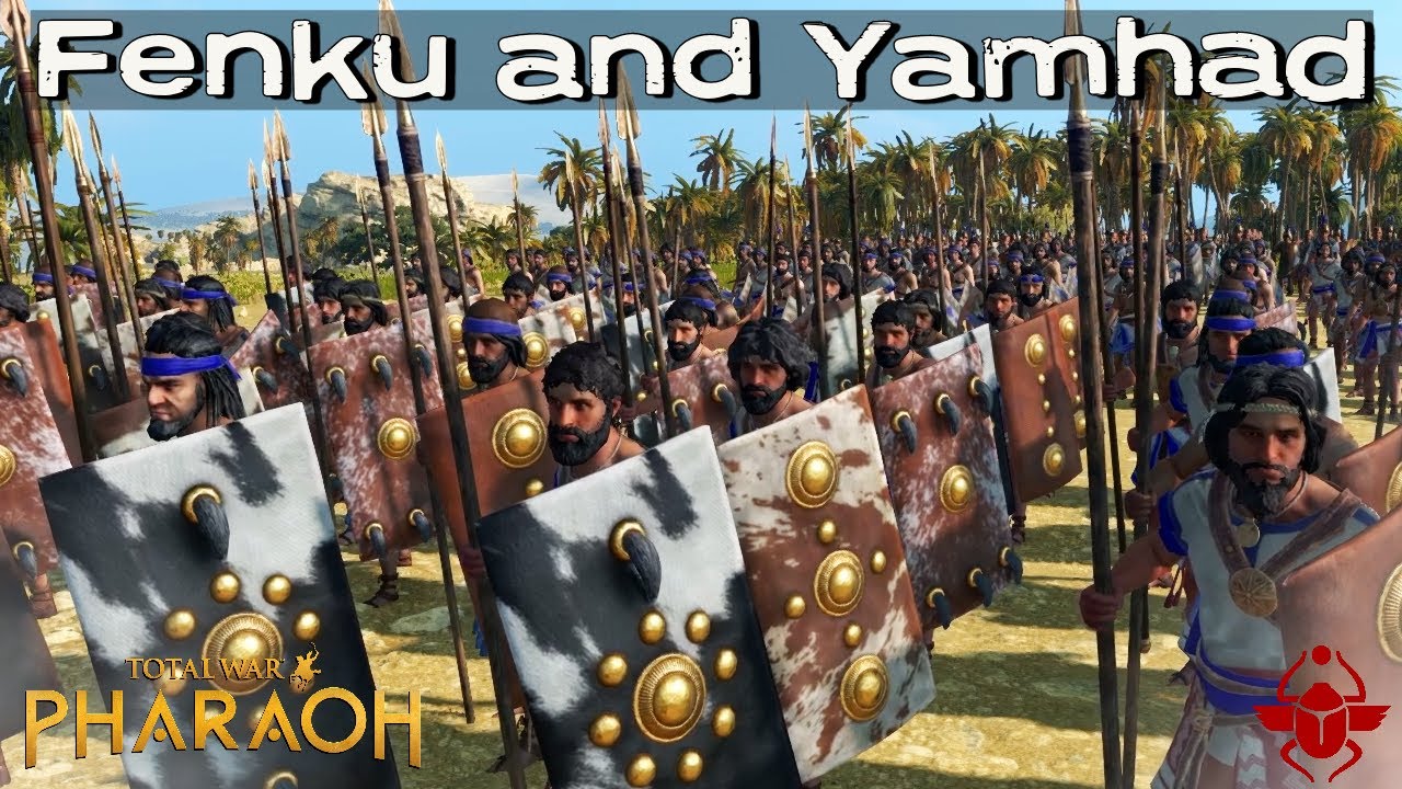 Total War: Pharaoh Native Unit Showcase - Fenku and Yamhad - YouTube