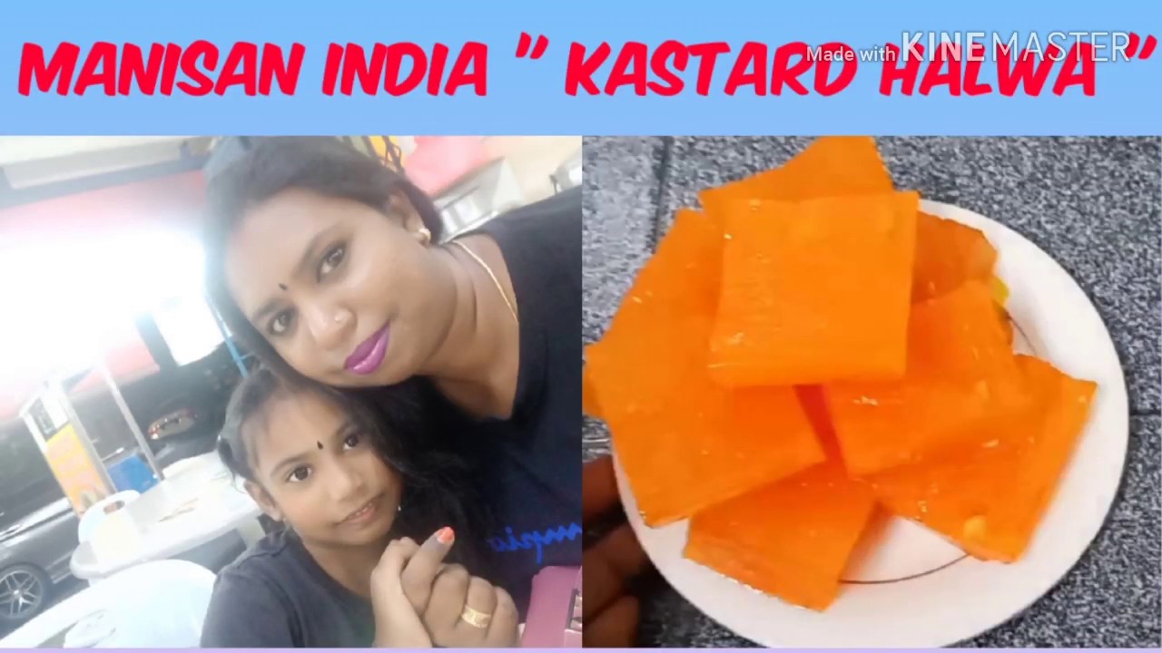 Manisan India " Kastard Halwa " - YouTube