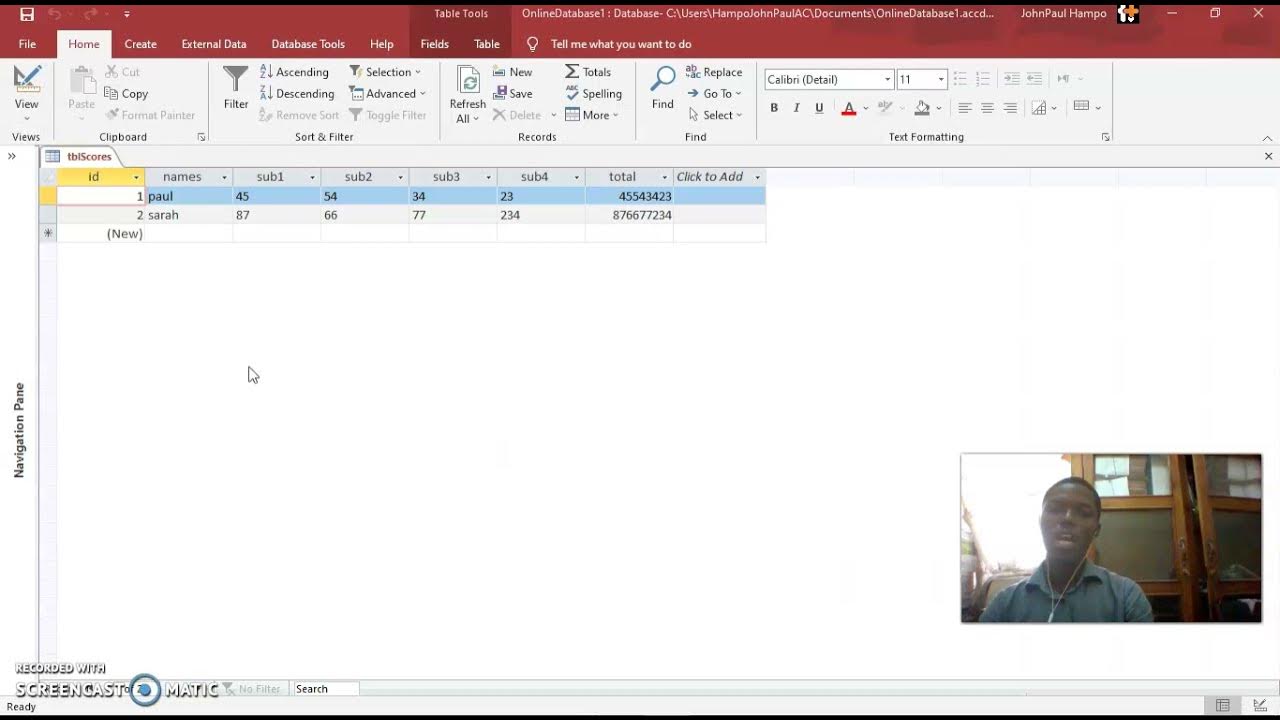 Creating a Database [MS Access 2016] Part 4 - YouTube