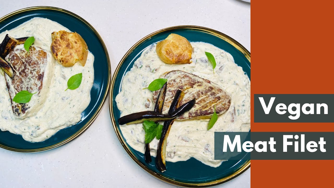 Vegan Meat Filet with Creamy Mushroom Sauce | Healthy & Delicious - YouTube