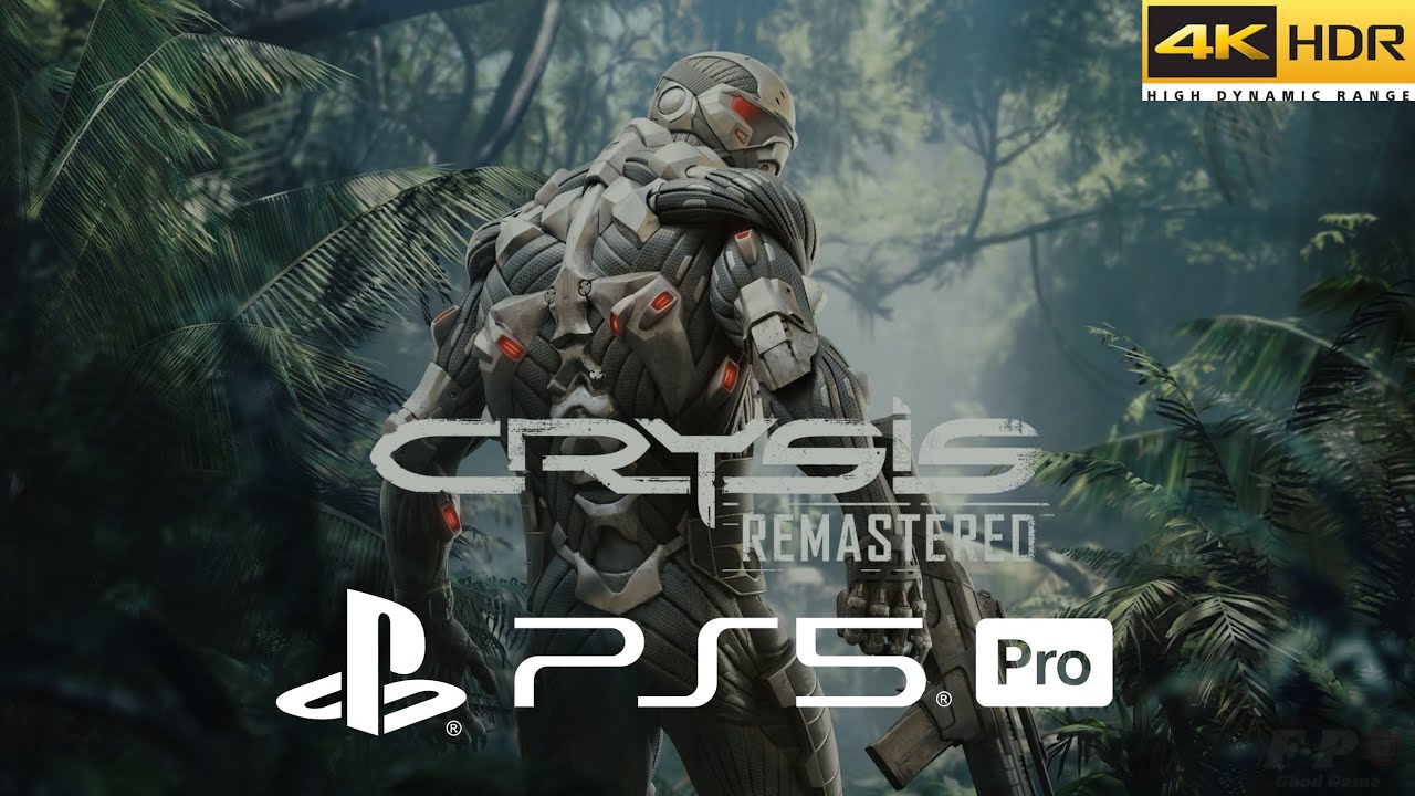 Crysis Remastered PS5 Pro Gameplay 4K HDR 60FPS (PS4 Image Enhancement ...
