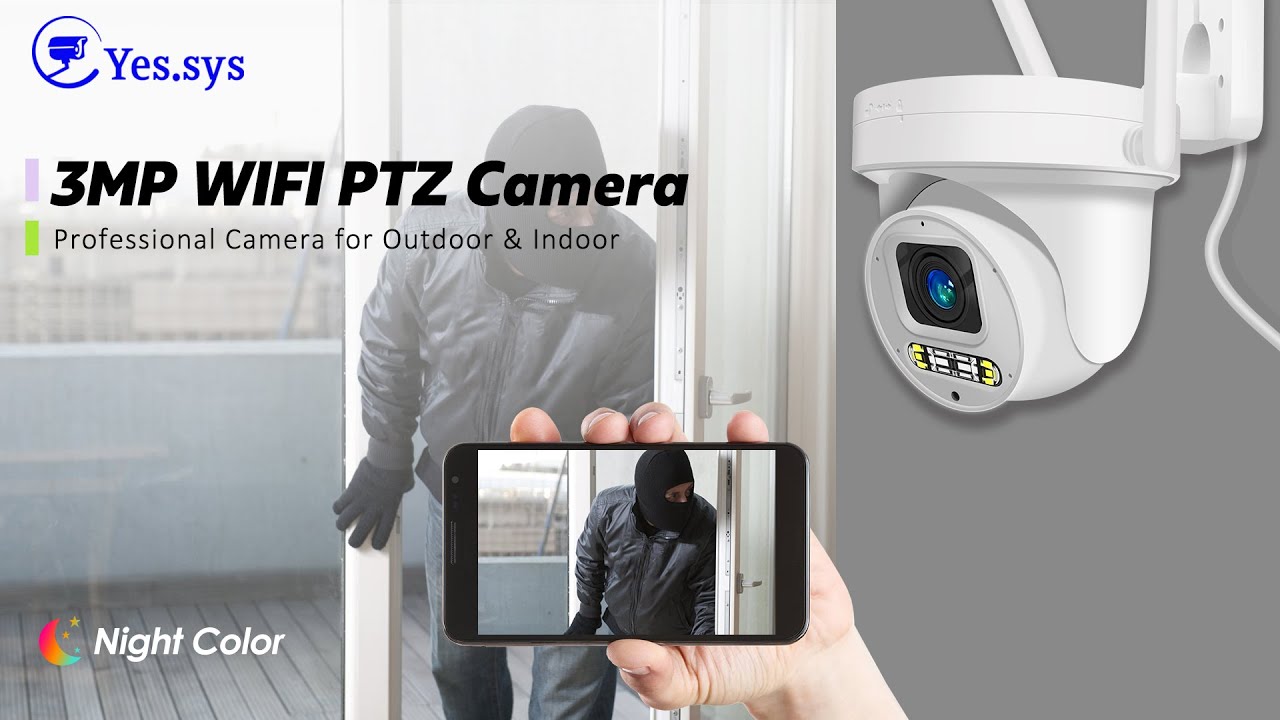 Eyes.sys 3MP 5X ZOOM PTZ WIFI H.265 Two-way Audio Full Color Night ...