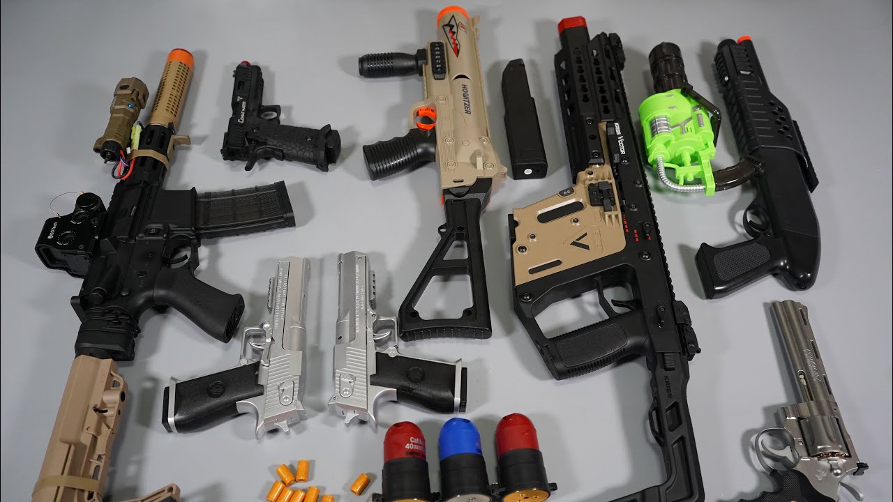 Desert Eagle Shell ejecting Toy Guns Granade Launcher Nerf Gun BlowBack ...