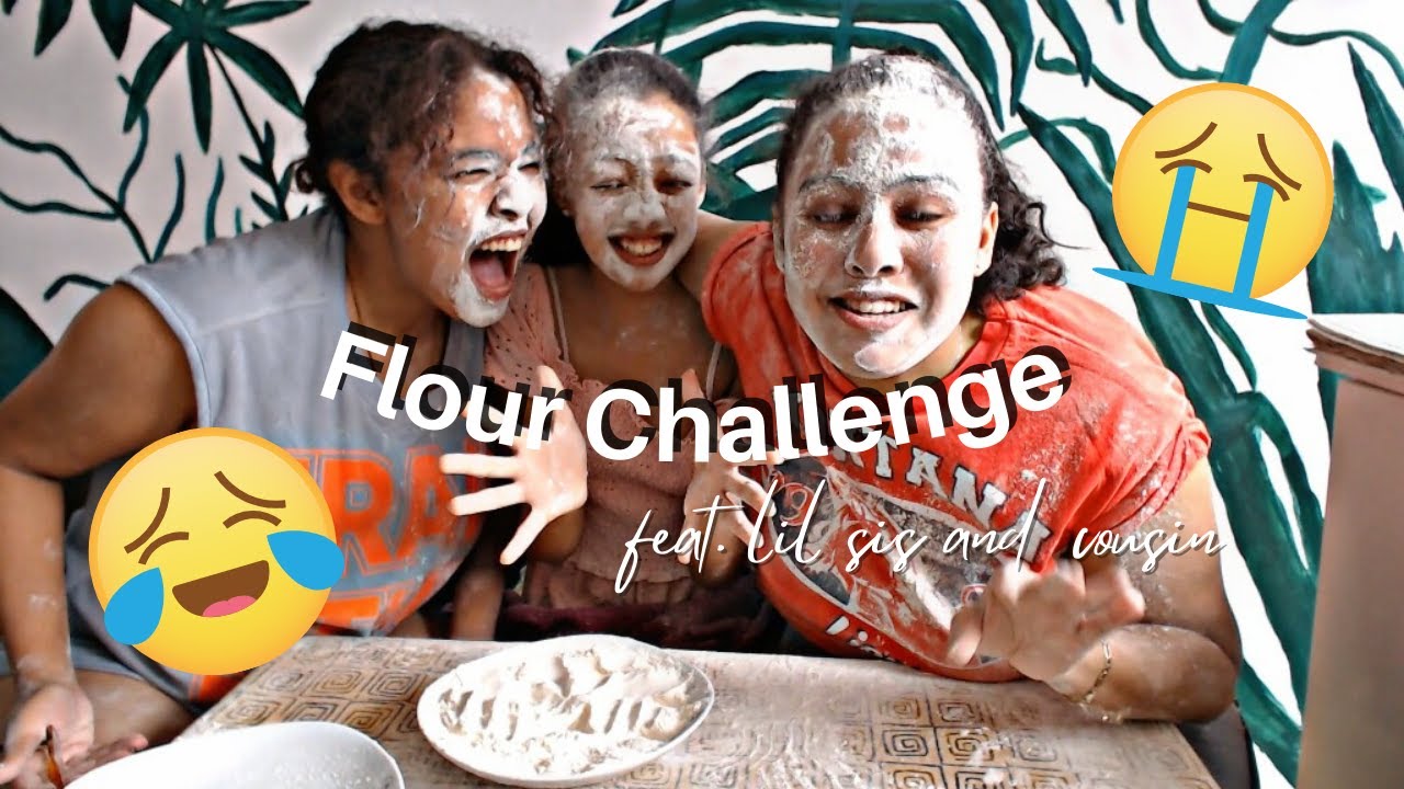 Hilarious Flour Challenge + Who knows who better! - YouTube