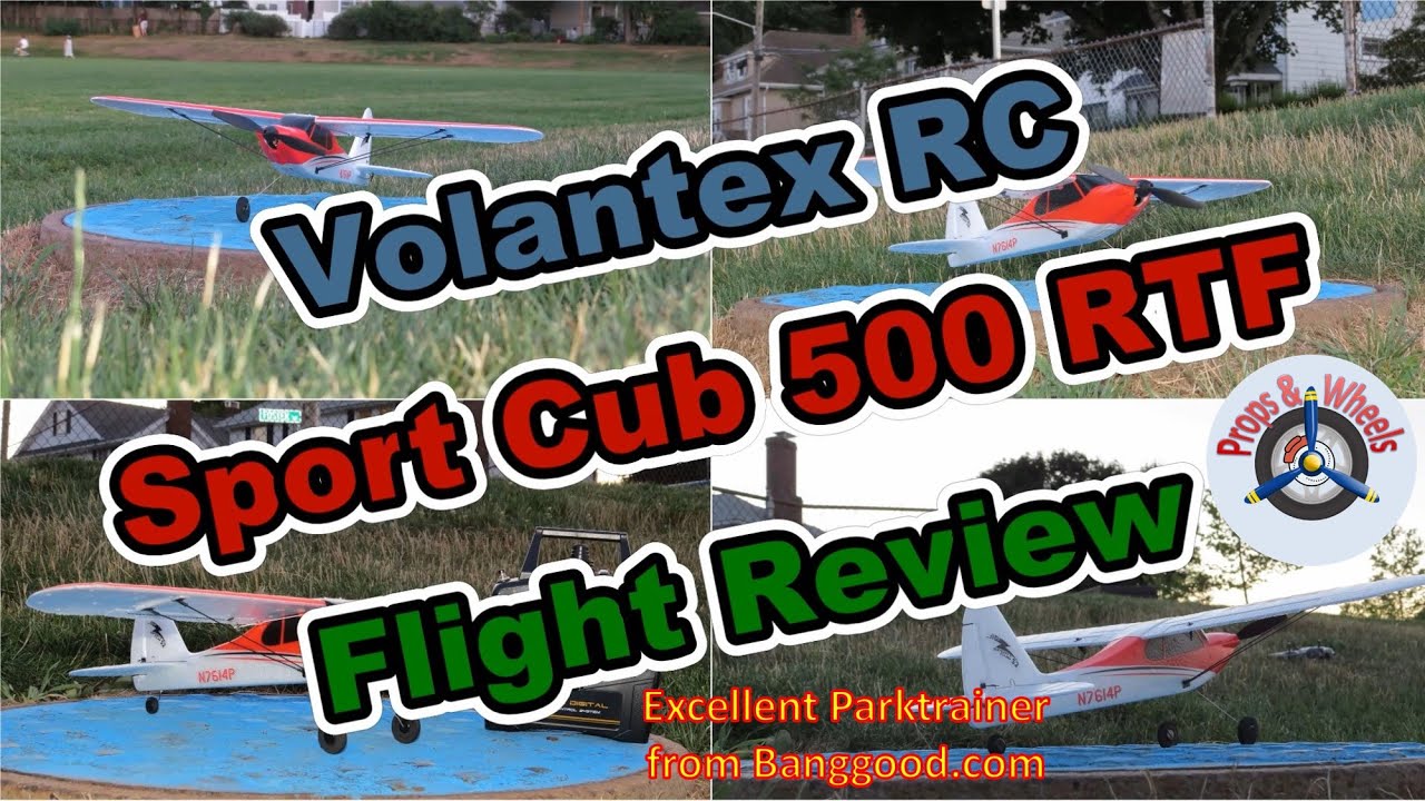 Volantex RC Sport Cub 500 RTF – Part 3: Flight Review - YouTube