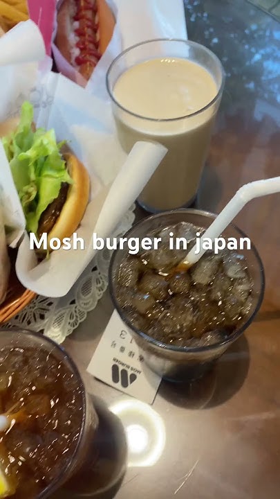 Food in japan mosh burger - YouTube