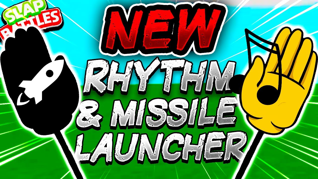 NEW RHYTHM Glove🎵 ‍& MISSILE LAUNCHER🚀 Glove in Slap Battles - Roblox ...