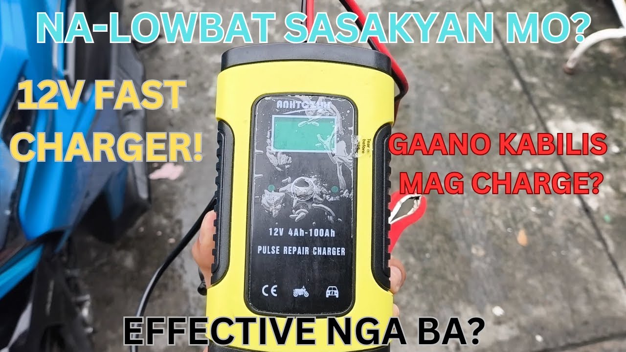 Low batt Motor mo? Try mo to: DIY PULSE CHARGER! Effective nga ba ...