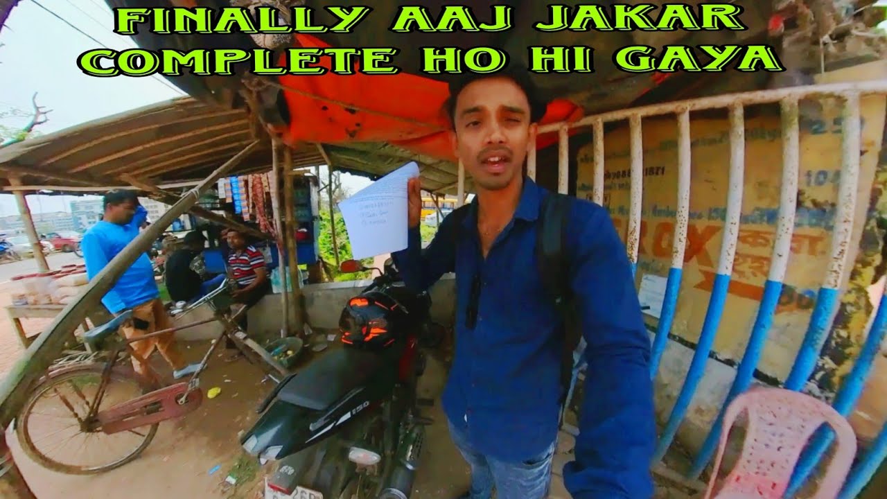 finally aaj jakar complete ho hi gaya | RTO Driving Test 2024 - YouTube