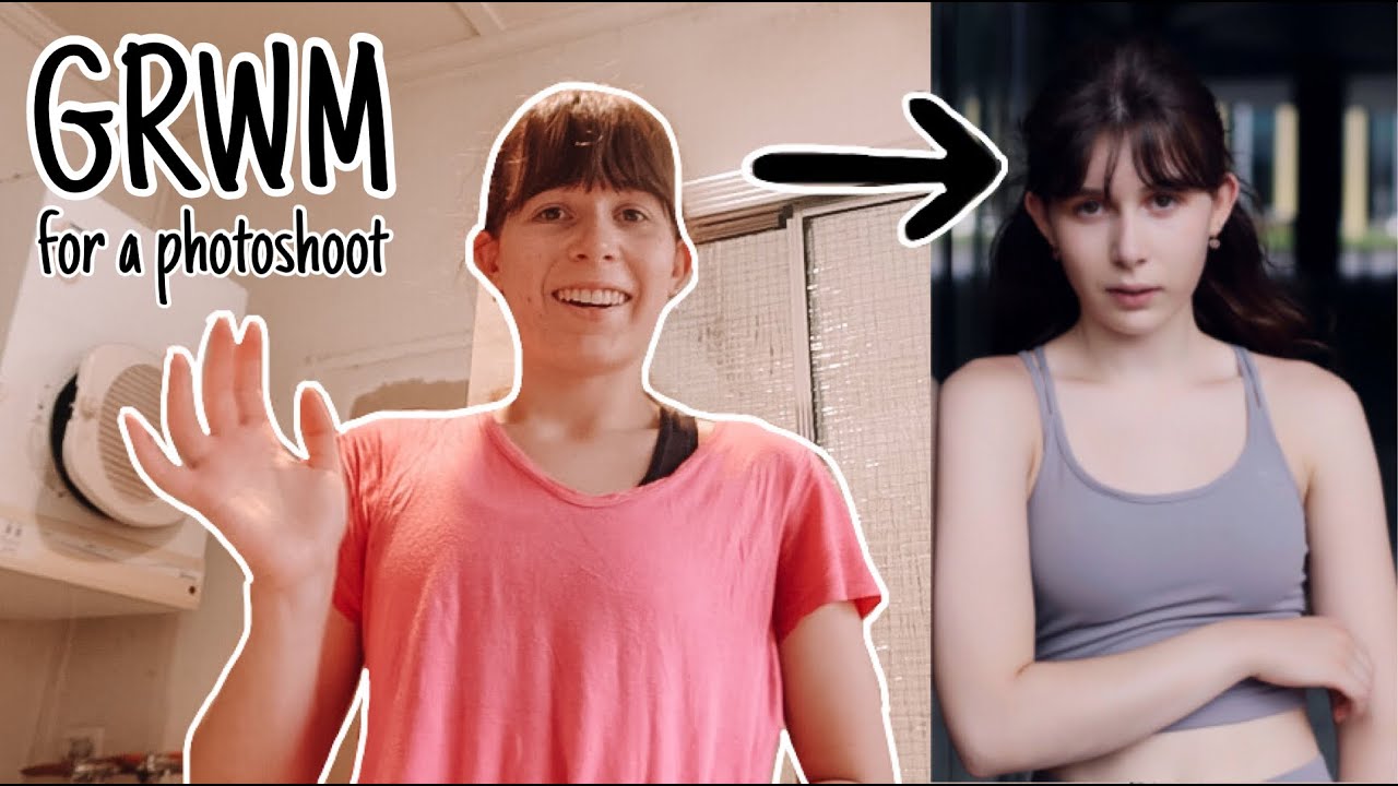GRWM for a photoshoot | Get ready with me, sneak peak into my modelling ...
