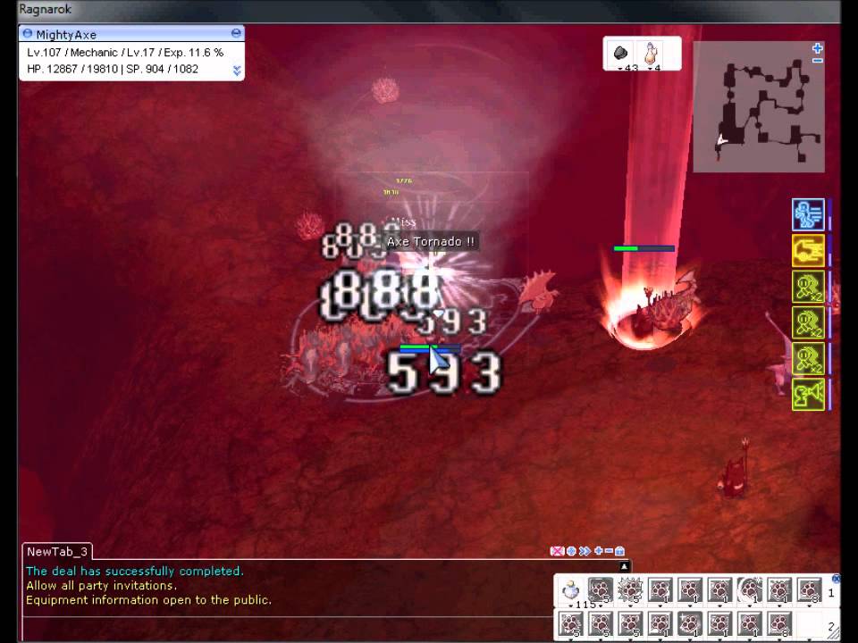 Ragnarok Online Mechanic@Magma Dungeon 2 (Axe Build) - YouTube