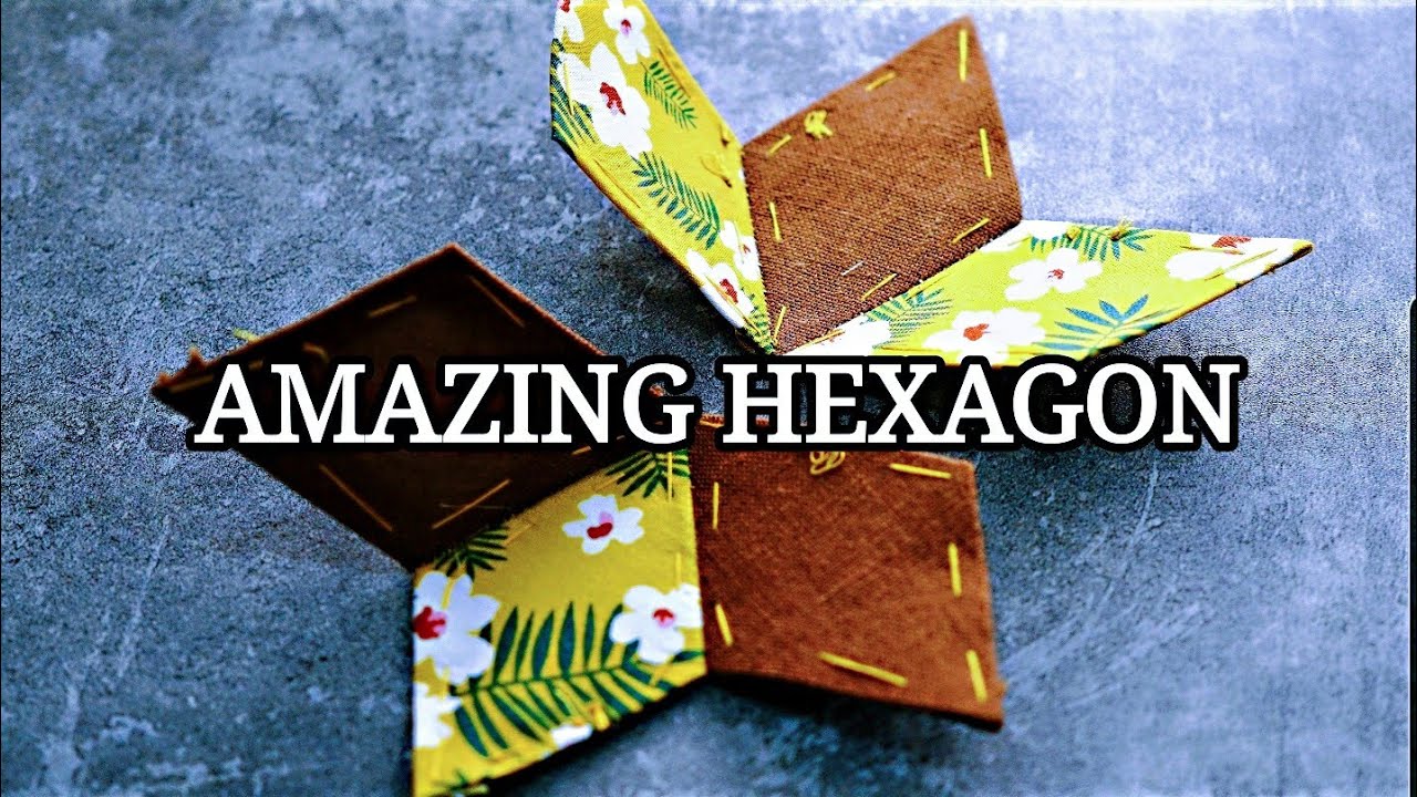 Amazing HEXAGON /My New Patchwork Design / patchwork quilt idea ...