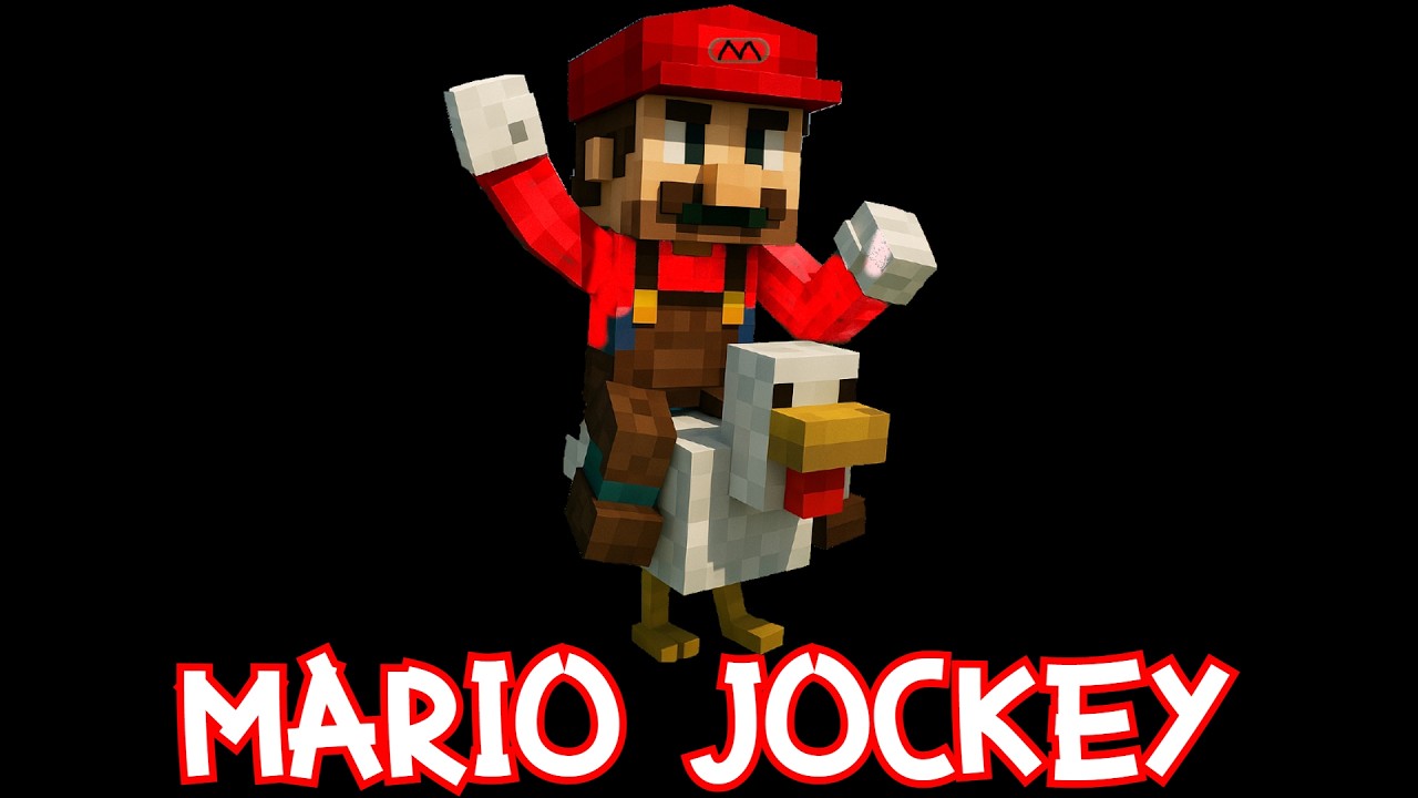Hamburger Meme but its Mario Chicken Jockey - YouTube