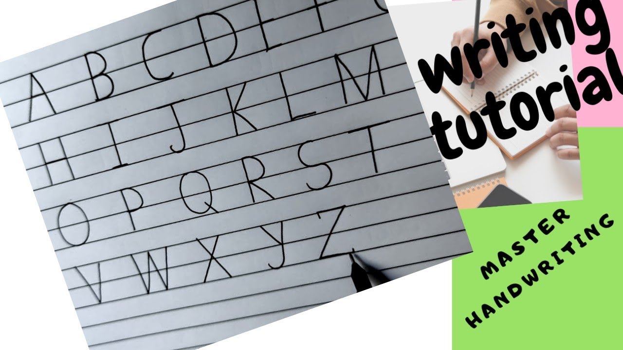 Writing Capital Letters-Handwriting Tutorial/How to write alphabets ...