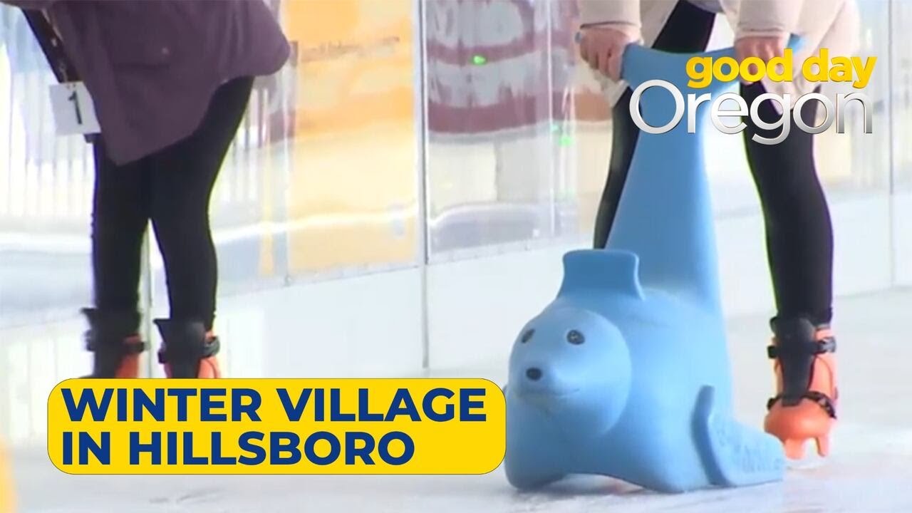 Skate into the holiday season in Orenco Station at Hillsboro's Winter Village - YouTube