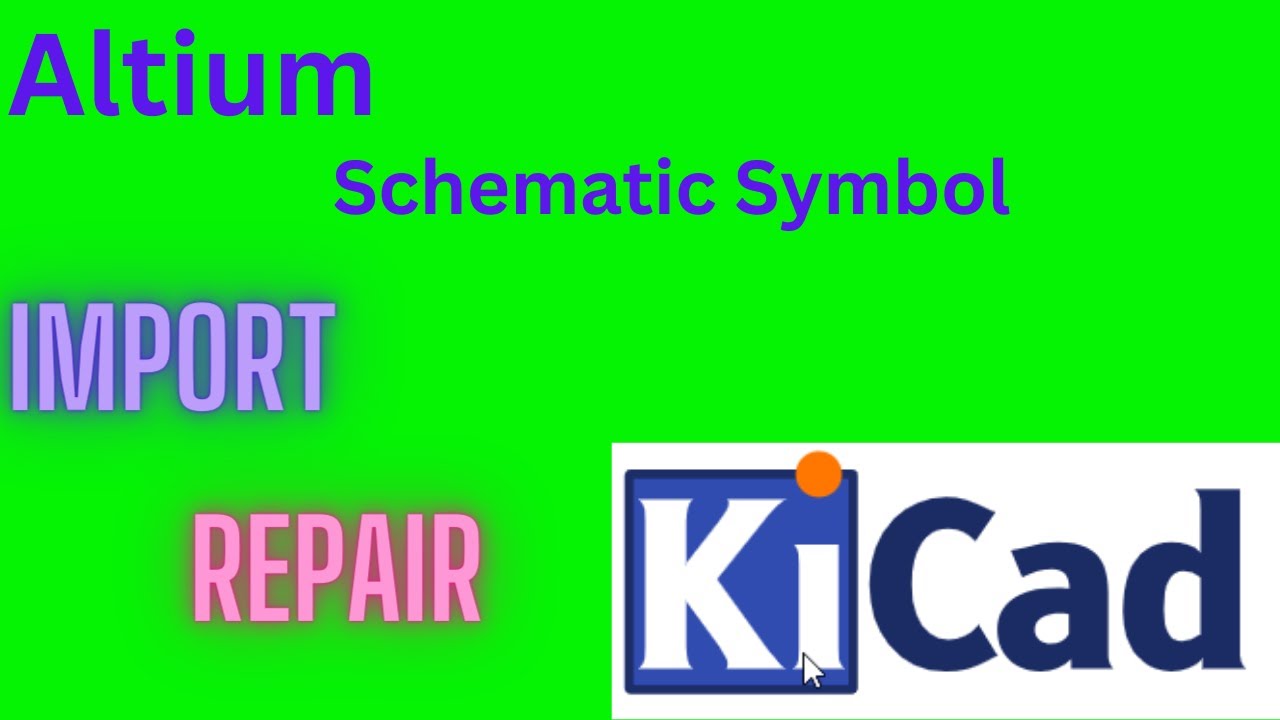 Altium symbol import correction on the grid of the symbol lines - YouTube