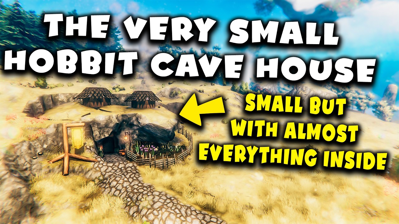 The very small Hobbit Cave House - small but with almost everything ...