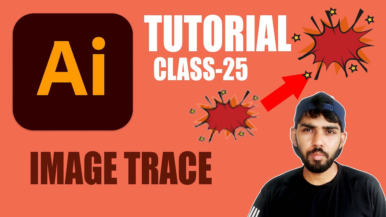 Adobe Illustrator Tutorial Image Trace | Class-25 - YouTube