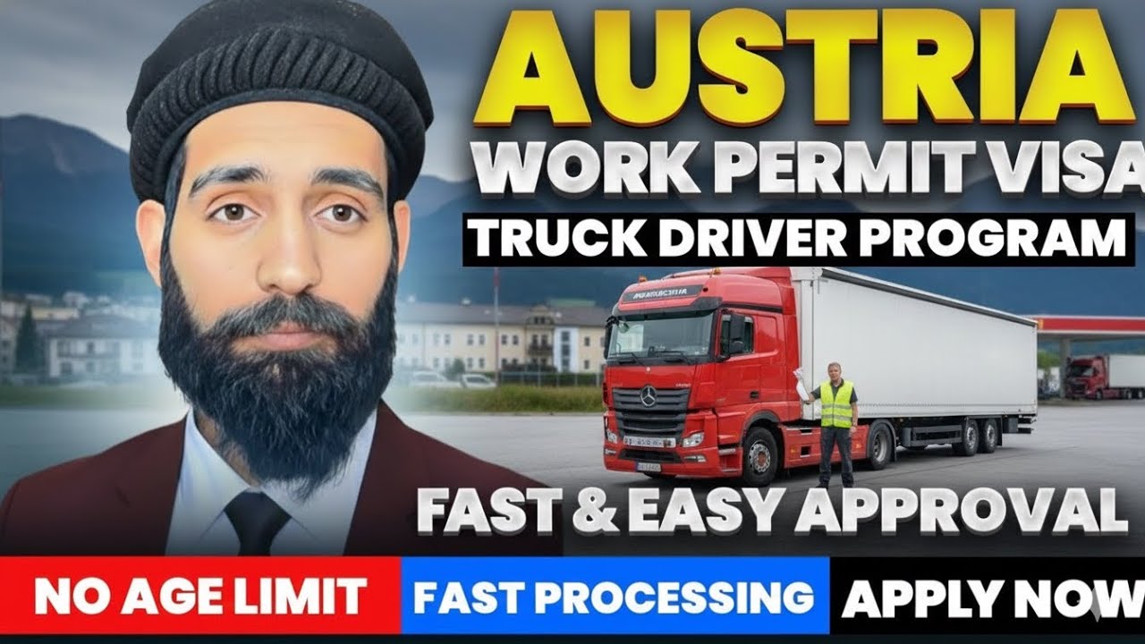 Austria Needs 500,000 Truck Drivers 🚛 by 2026 🇦🇹 | Work Permit ...