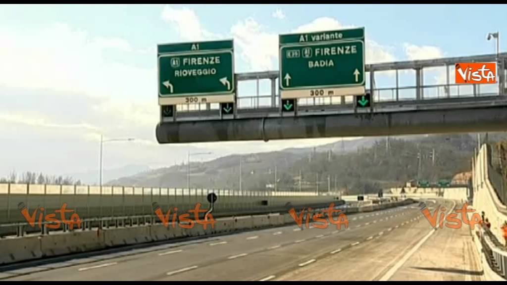 RENZI INAUGURA LA VARIANTE DI VALICO: ASPETTIAMO LE PRIME MACCHINE ...