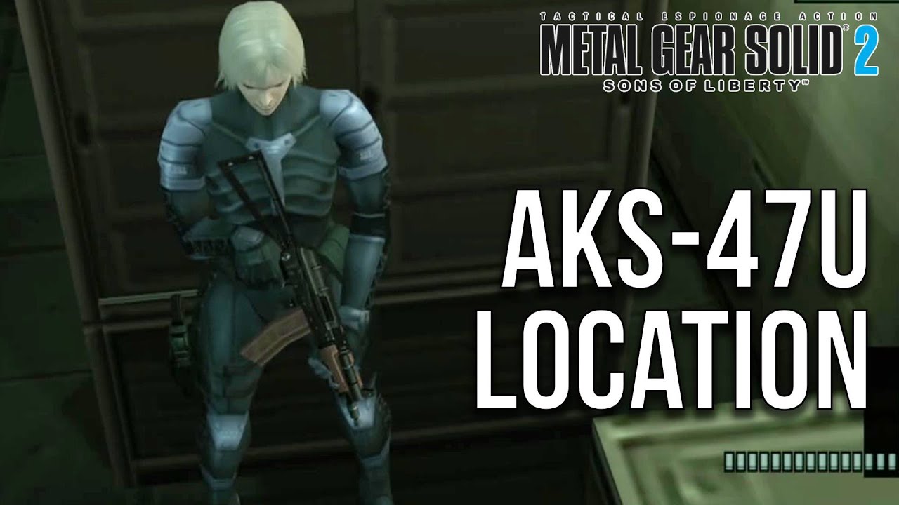 How to get the AK-47 in MGS2 (AKS-47U location) - YouTube