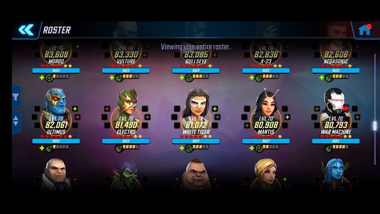 My MSF Roster 10/08/2022 - YouTube